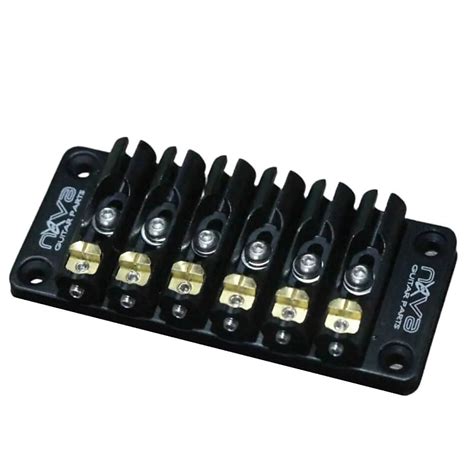 Nova Guitar Parts 6 String Fixed Guitar Bridge Reverb