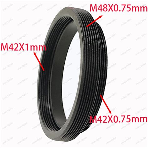 T To T2 M42x1 To M42x075 M42x075 To M48x075 External Thread Adapter