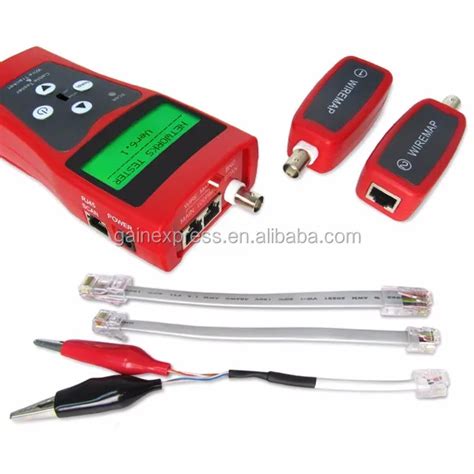 Multipurpose Lcd Lan Cable Tester Testing Network Coaxial Telephone Usb Cable With 8 Remote