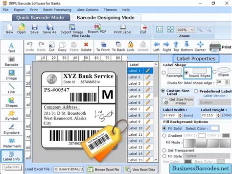 barcode label software for banks download and review