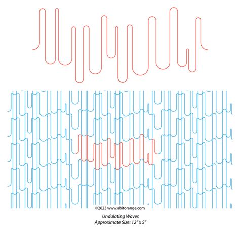 Undulating Waves — A Bit Orange