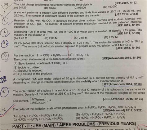 Answered Iii 3 4 5 6 7 181 9 10 The Total Charge Coulombs Required Kunduz