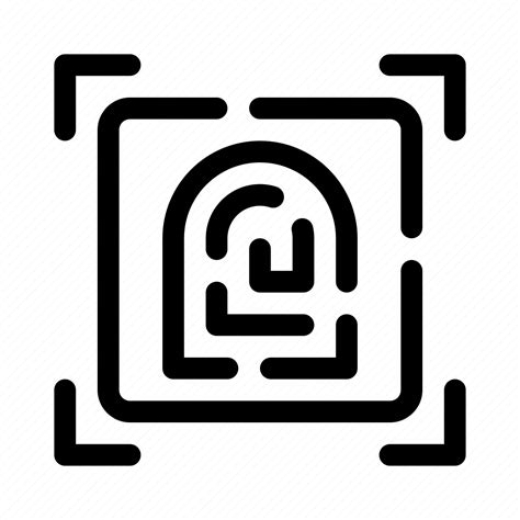 Identity Security Authentication Biometric Compliance Icon
