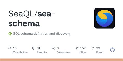 github seaql sea schema 🌿 sql schema definition and discovery