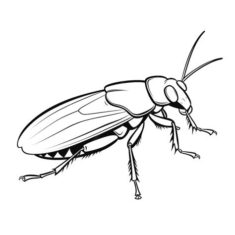 Premium Ai Image German Cockroach Illustration Cute Angel Flat