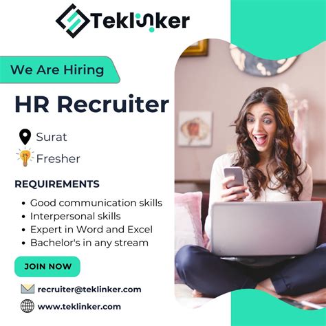 Teklinker On Linkedin Urgentlyhiring Experience Location Requirements Surat Teklinker