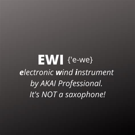 First Exercises For The Ewi