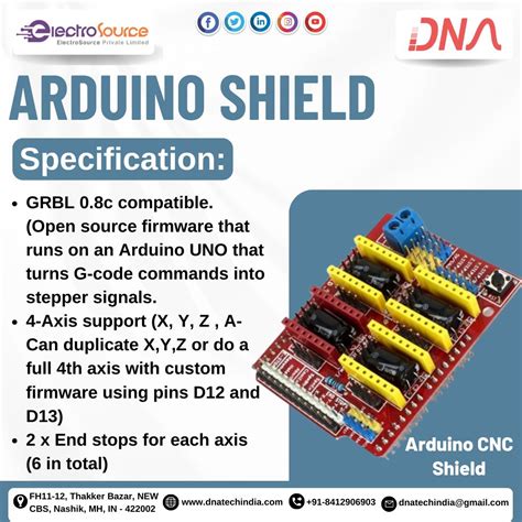 Dna Technology On Linkedin Arduino Shield Grbl Compatible Open