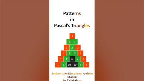 Patterns In Pascals Triangle Youtube