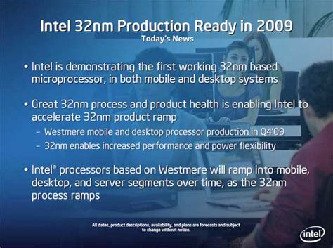 Intel Nm Westmere Cpu And Roadmap Updates Pc Perspective