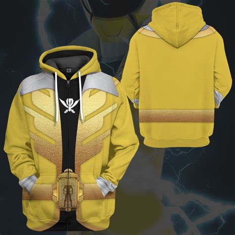 Power Rangers Megaforce Yellow Ranger All Over Print T Shirt Hoodie Fan