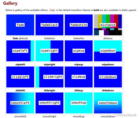 Ffmpeg介绍及代码实践ffmpeg转场 Csdn博客