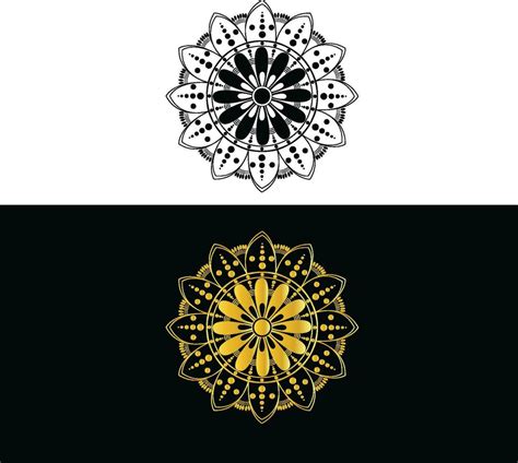 Golden Mandala Design 37039121 Vector Art At Vecteezy