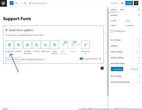 How To Create Contact Form With Captcha On Wordpress — Jetformbuilder