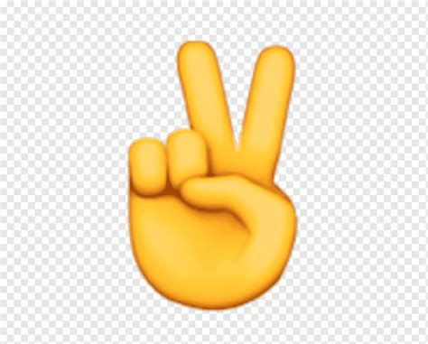 Peace Hand Sign Emoji