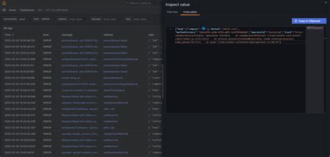Inspect Value Does Not Format Json In Grafana With Loki Datasource Grafana Grafana Labs