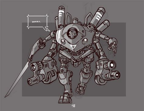 Mecha Sketch 1 By Cwalton73 On Deviantart