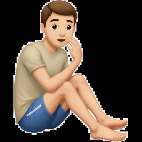 Man Sniffing His Feet Emoji Ai Emoji Generator