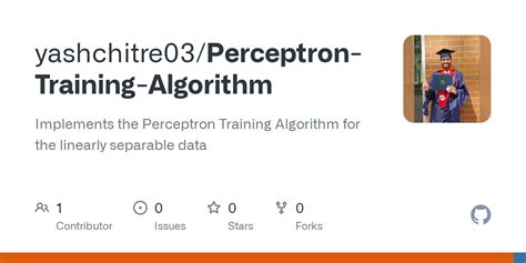 Github Yashchitre03perceptron Training Algorithm Implements The