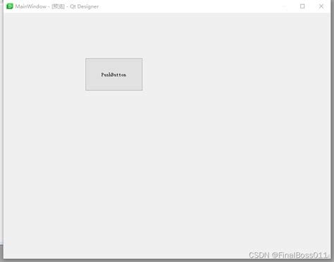 gui设计 pyqt5学习 二 ——qtdesigner的基本使用方法 qt的designer在哪里 csdn博客