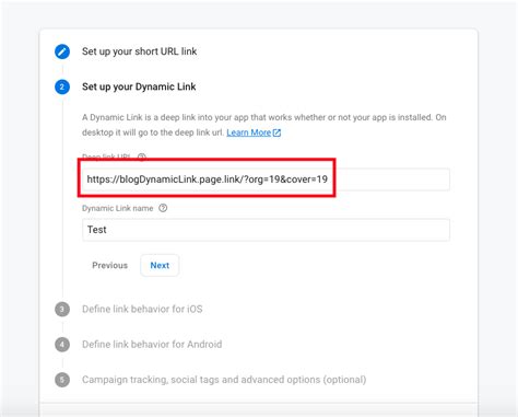 Dynamic Links Using Firebase