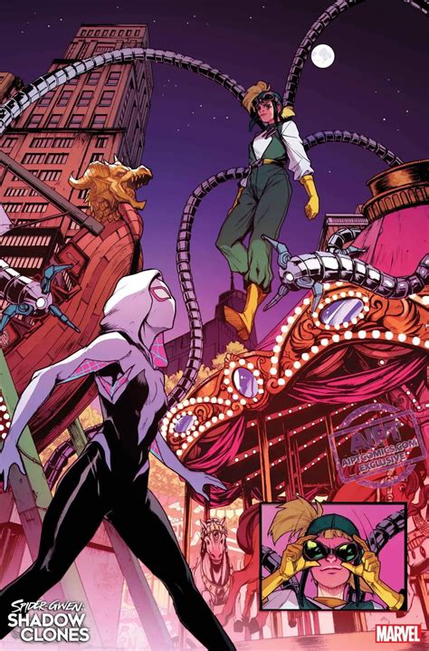 Spider Gwen Shadow Clones Art By Kei Zama Rcomicbookart