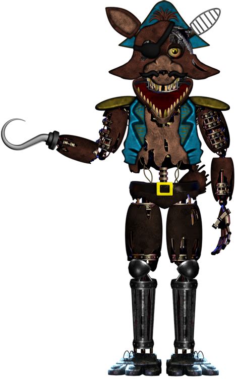 Fnaf Plus Withered Foxy By Ajosterio On Deviantart