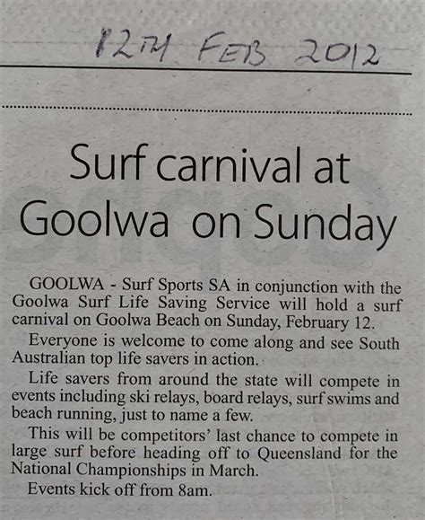 History Goolwa Surf Lifesaving Club