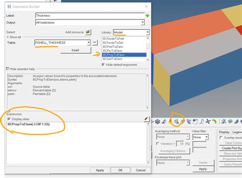 How To Visual Thickness Of 2d Elems In Hyperview Altair Community