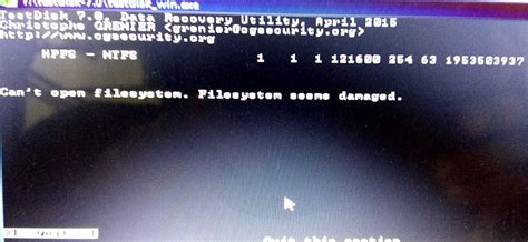 Partitioning MBR Recovery Corrupted MBR After It Changed To Dynamic Testdisk Gives Up No