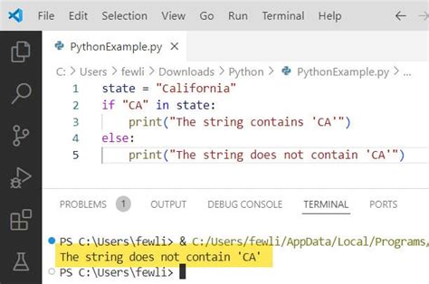 How To Check If A Python String Contains A Substring