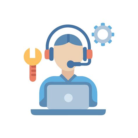 Technical Support Worker Icon For Help Desk 65318525 Vector Art At Vecteezy