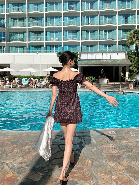 린디 프릴 원피스 모노키니