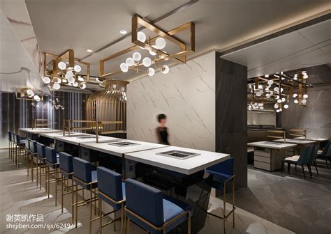 海底捞门店吧台设计图 设计本装修效果图