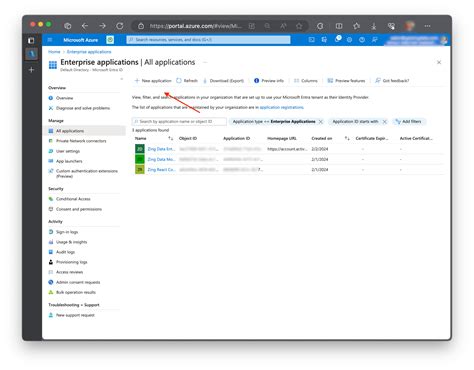 Microsoft Entra Id Active Directory Zing Data Documentation