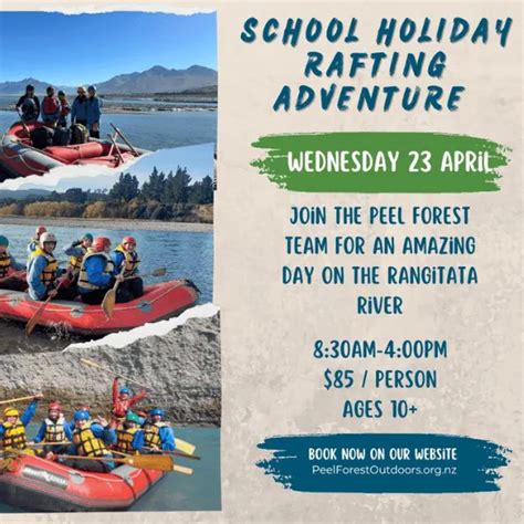 School Holiday Rafting South Canterbury District Website
