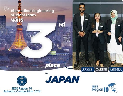 Biomedical Engineering Student Team Wins 3rd Place At Ieee Region 10 Robotics Competition