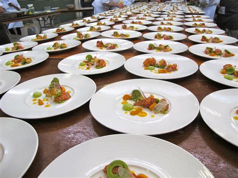 Backstage Pics Of Dinner Getting Plated The Tablehopper Flickr
