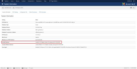 how to check and update your joomla version hv digital