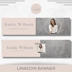 Linkedin Background Banner Template Editable Social Media Banner Instant Download Canva