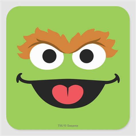Oscar The Grouch Face