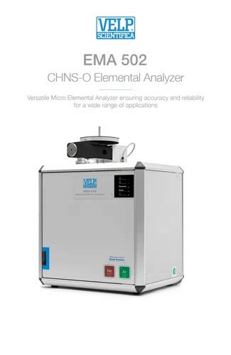 Ema 502 Chns O Elemental Analyzer At ₹ 3500000 In Kolkata Id 2853613427548