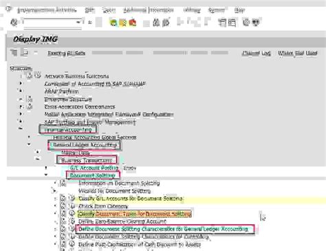 Document Splitting In New General Ledger