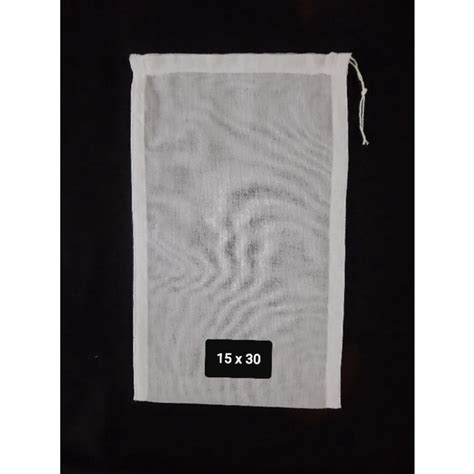 Jual Kantong Kain Batis 15 X 30 Cm Saringan Tahu Teh Susu Kacang Almond Dll Shopee