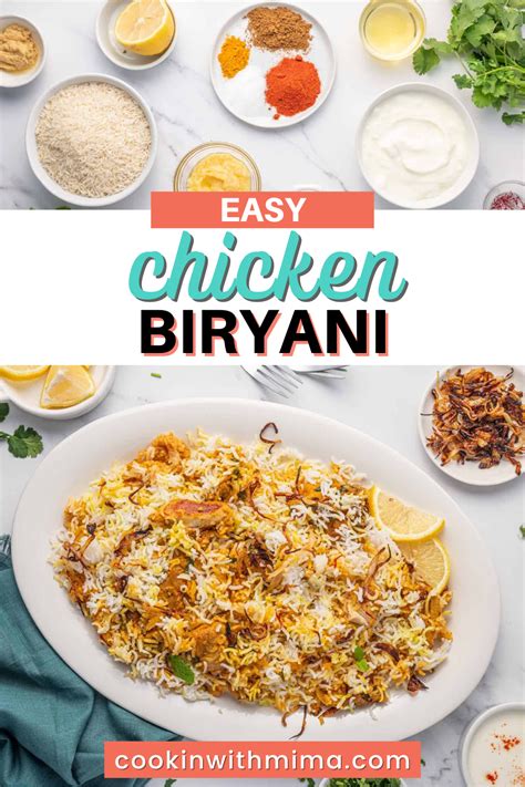 Easy Chicken Biryani Recipe Indian Food Recipes Biryani Recipe Biryani