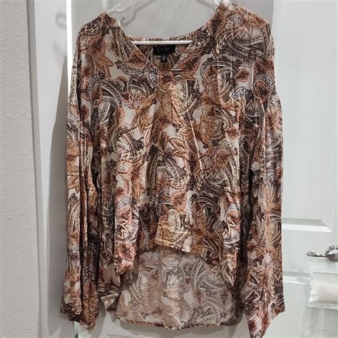 Jessica Simpson Tops Jessica Simpson Paisley Blouse Poshmark