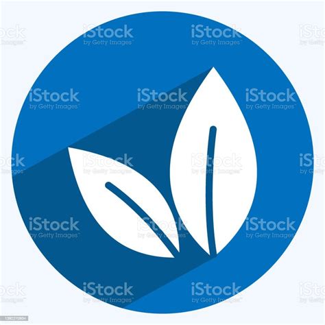 아이콘 잎 스파 기호에 적합합니다 긴 그림자 스타일 편집 가능한 간단한 디자인 디자인 템플릿 벡터 간단한 기호 그림 0명에 대한