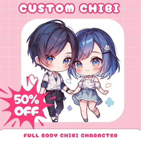 Custom Chibi Custom Chibi Anime Chibi Character Oc Chibi Emotes