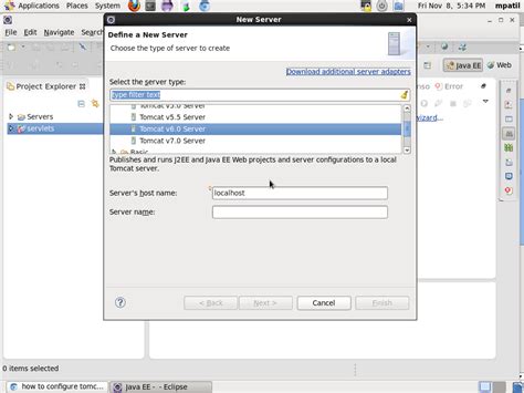 Java How To Configure Tomcat 6 On Eclipse Stack Overflow