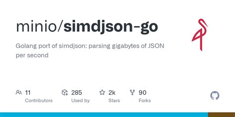 Github Miniosimdjson Go Golang Port Of Simdjson Parsing Gigabytes